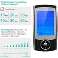 TENS Unit Muscle Stimulator Electric Massager 16Modes 20Levels Dual ...