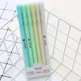 6Pcs Gel Pens Comfortable Grip Smooth Ink Output Writing Fluently Matte ...
