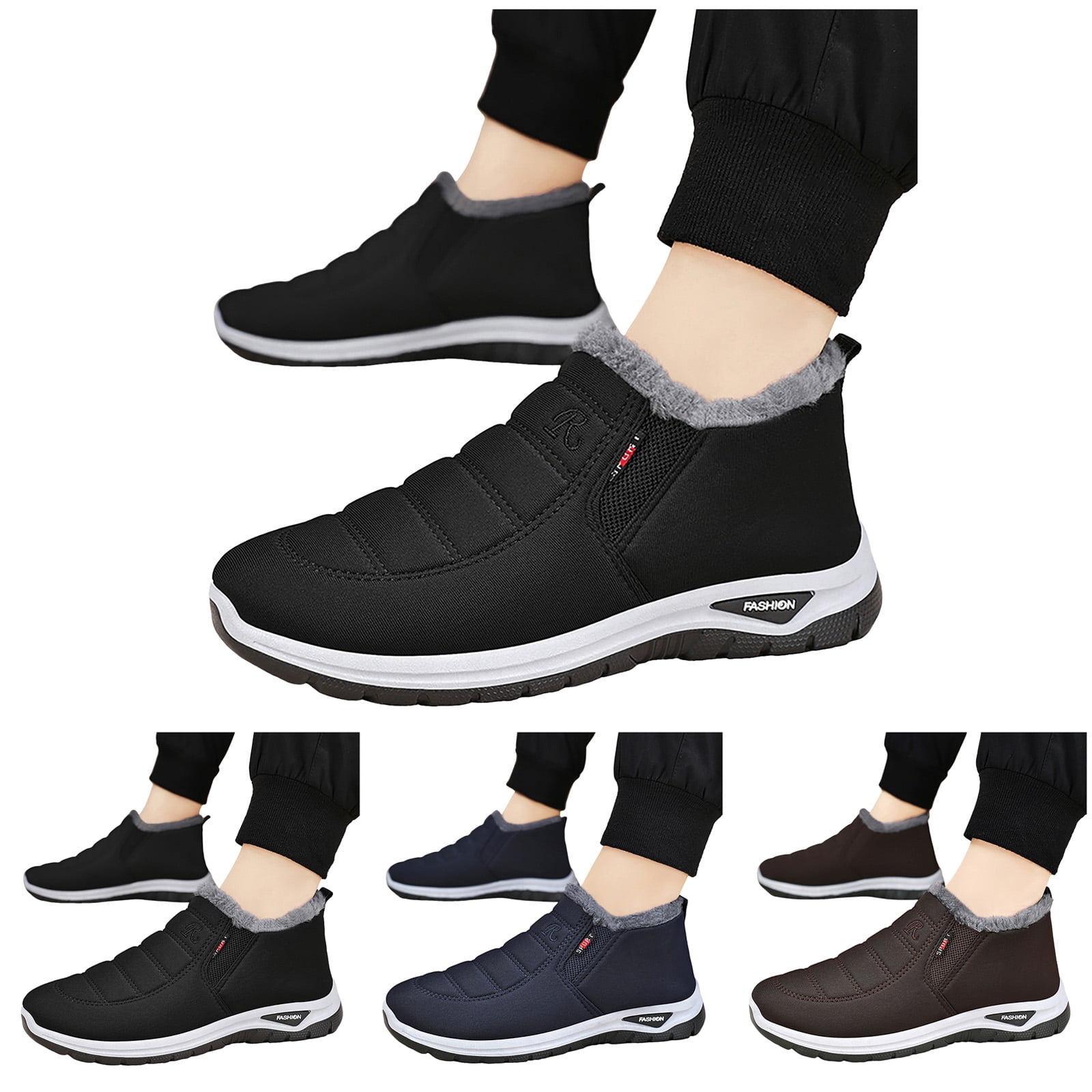 Click here for Dakaela Womens Winter Snow Boots Fleece Lined Slip... prices