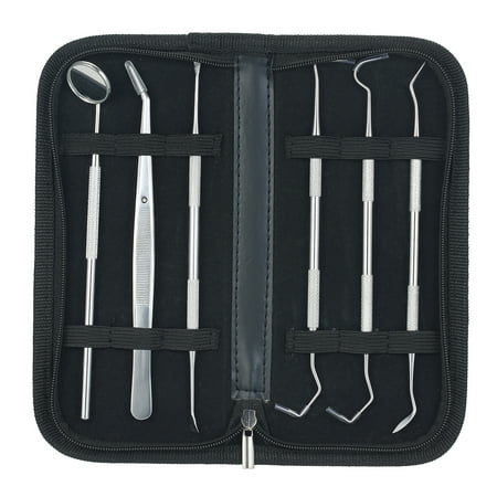 Amdohai 6Pcs Stainless Steel Tool Set Dentist Tooth Hygiene Picks ...