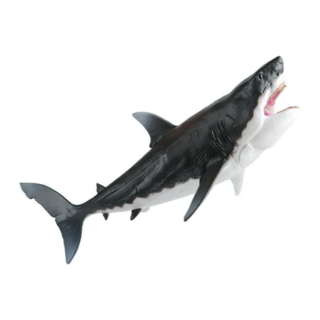 Big Shark Fish Megalodon Action Figure Marine Animals Sea Ancient Toy ...