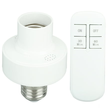 Remote Control Light Socket, Remote Control Light Bulb Socket E27 Bulb ...