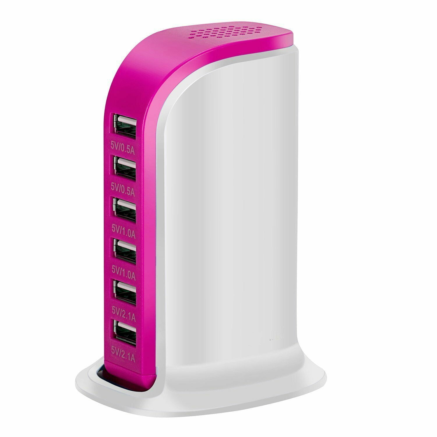 GoldCherry USB Desktop Charger 6-Port USB Charging Station Rapid Hub ...
