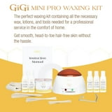 Gigi Mini Pro Waxing Kit - Hair Removal Depilatory Starter Set for ...