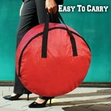 Strong Camel Christmas Wreath Storage Bag Xmas Holiday Wreath Storage ...