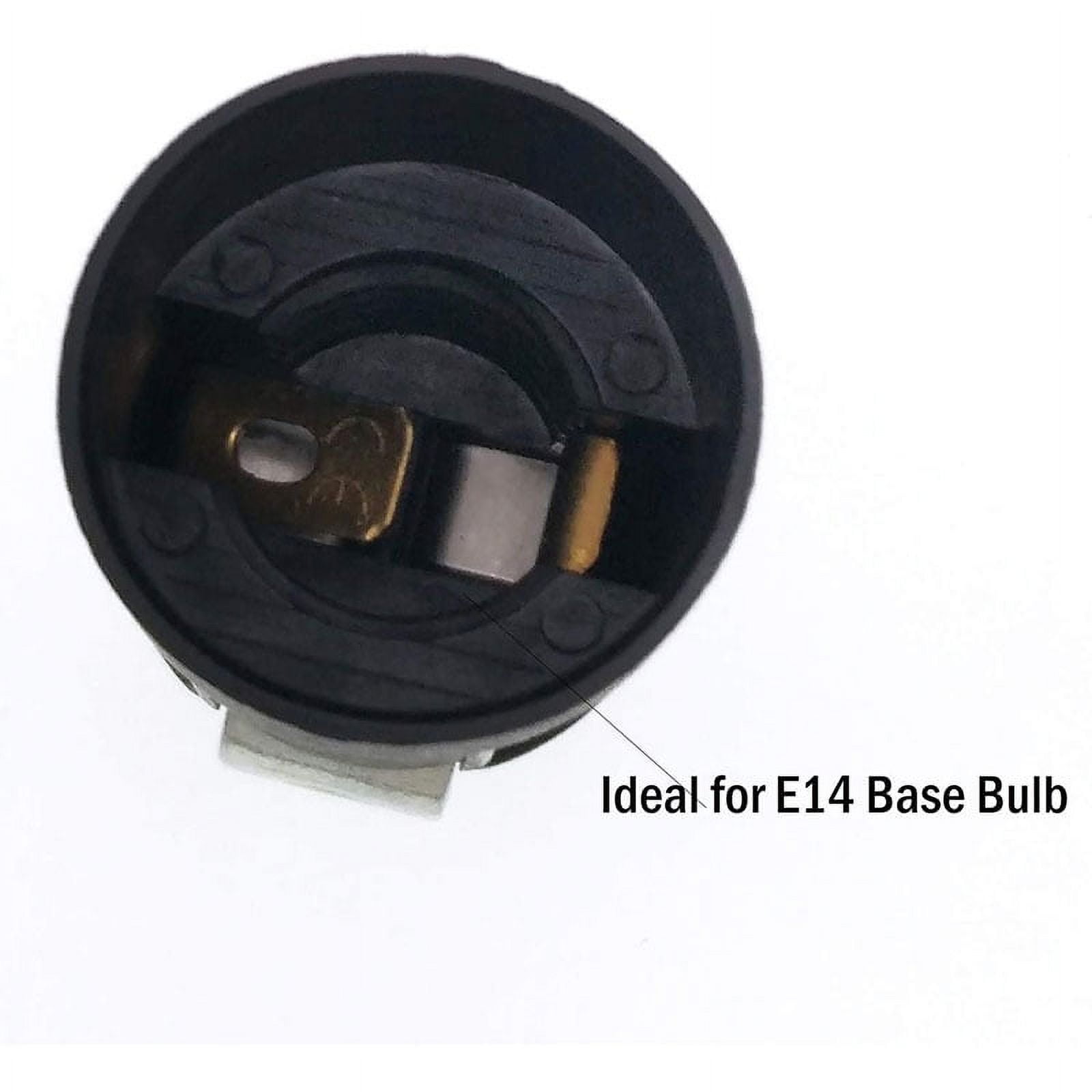 E14 Screw Bracket Lamp Holder Water Pipe Lamp Holder European Candle ...