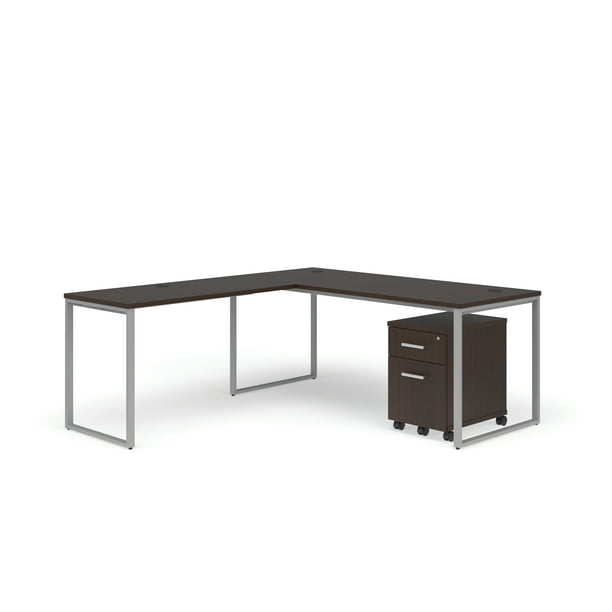 OFM Fulcrum Series Office Furniture Set, 72" Desk with Return, Filing ...