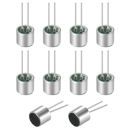 6050 52dB Electret Microphone Pickup 6mm x 5mm Cylindrical Condenser ...