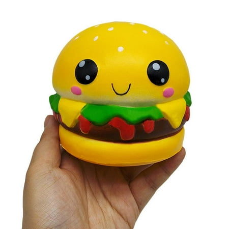 Squishy Creamcake/pizza Fidget Toy Soft Pu Squeeze Ball Children Anti ...