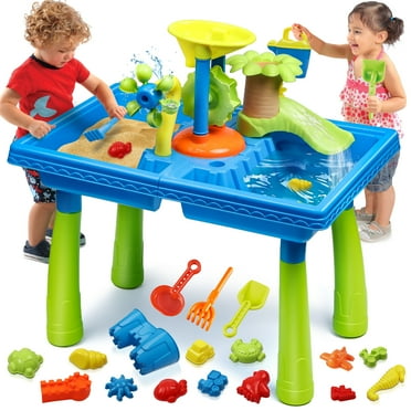 Best Choice Products Kids Sand & Water Outdoor Activity Table, 2-in-1 ...
