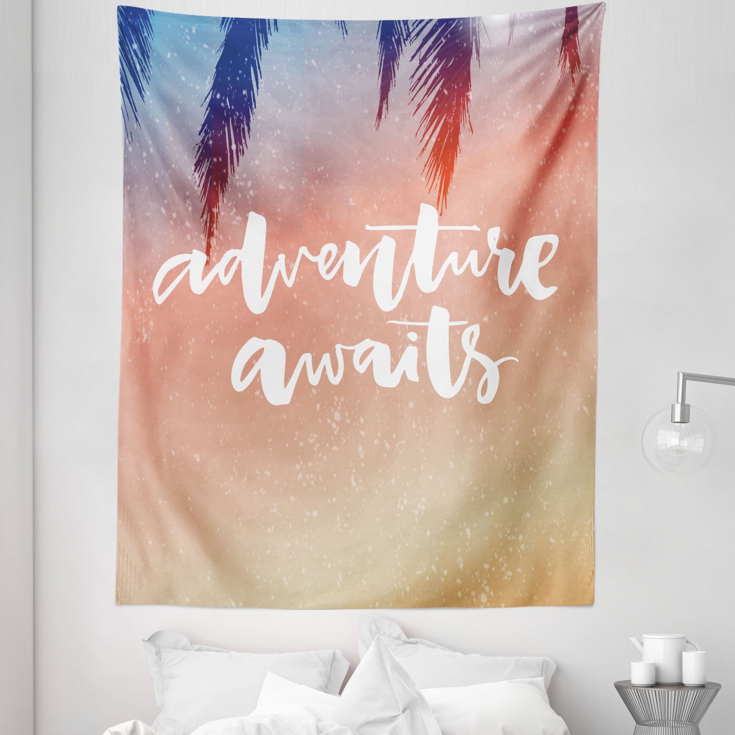 Adventure Tapestry, Summer Interpretation of Modern Typographic Message ...
