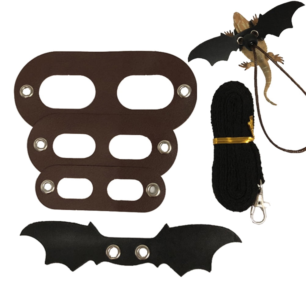 SPRING PARK Adjustable Bearded Dragon Harness and raction Rope Set ...