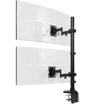 VIVO White Triple Monitor Desk Mount, Adjustable Stand, Fits 3 Screens up to 32" - Walmart.com