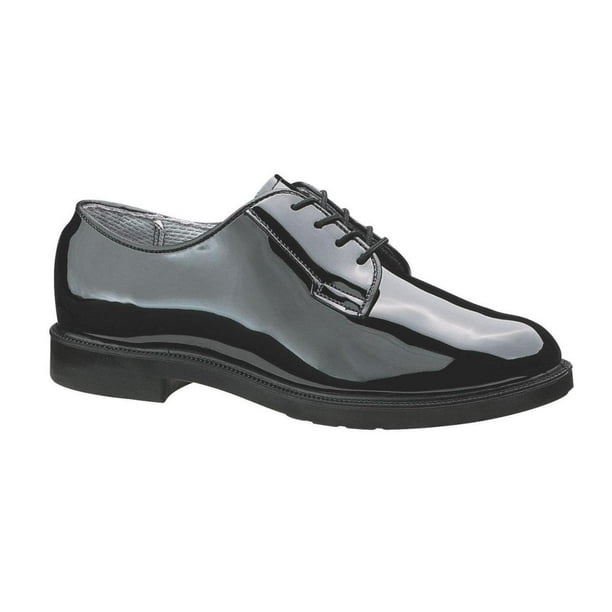 Bates Womens High Gloss Oxford Lites Duty Dress Shoe, Black, Model ...