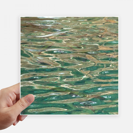 Water Surface Ripple Blue Waves Fish Sticker Tags Wall Picture Laptop ...