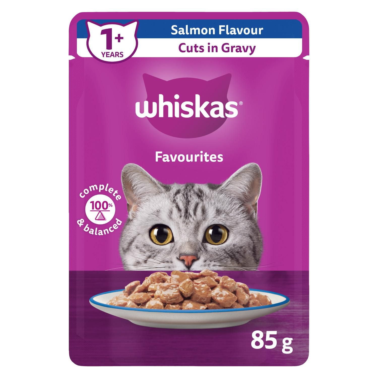 Click here for Whiskas Favourites Cuts In Gravy Salmon Flavour Po... prices