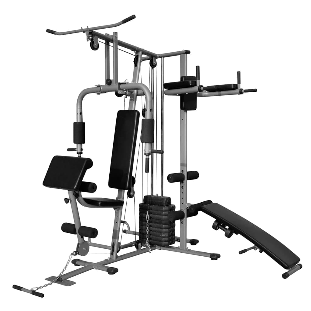 vidaXL Multi-functional Home Gym 143.3lb - Walmart.com