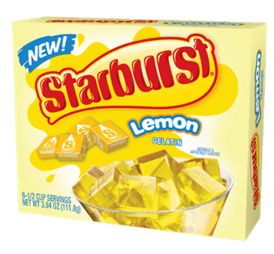 Starburst Lemon Gelatin, 6 serve - Walmart.com - Walmart.com