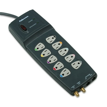 Inland 8-Outlet Heavy Duty Surge Protector with 6 ft. Power Cord ...