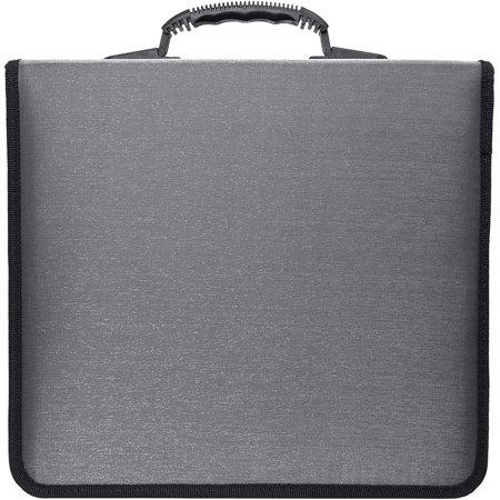 400 Capacity CD Case, Fabric DVD Storage Case, CD DVD Binder Case ...