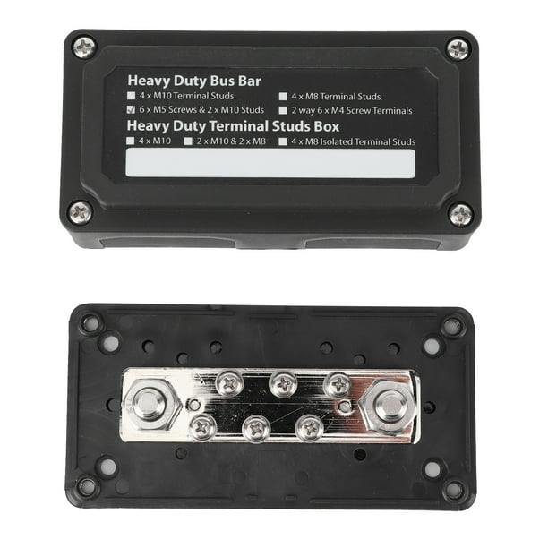 Bus Bar Box,300A 48V DC Bus-Bar RV Accessory A Bus Bar Box Seamless ...