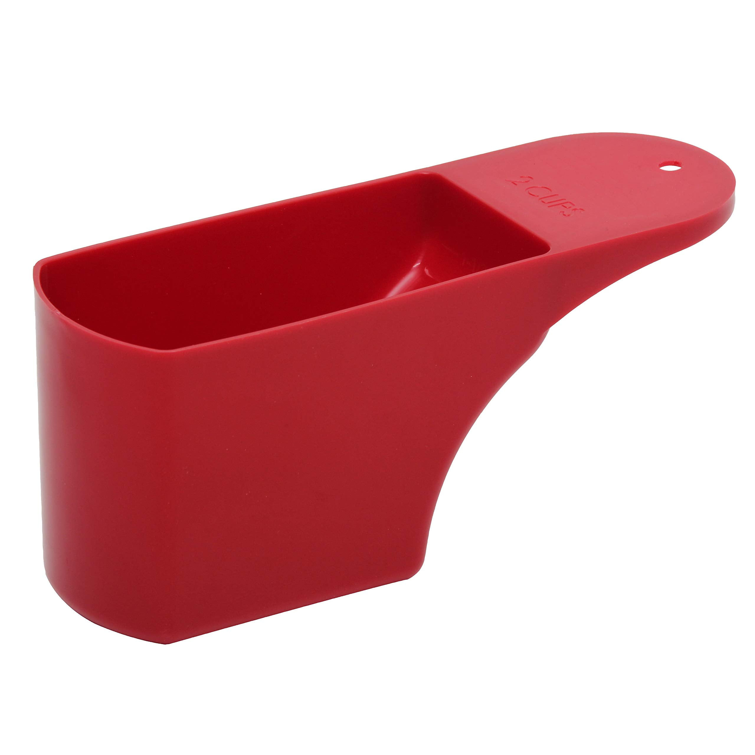 Kitchen Crop Two-Cup Measuring Scoop, 2, Red - Walmart.com