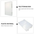 MRLESS Transparent A4 Envelope Storage Case - Durable Portable File ...