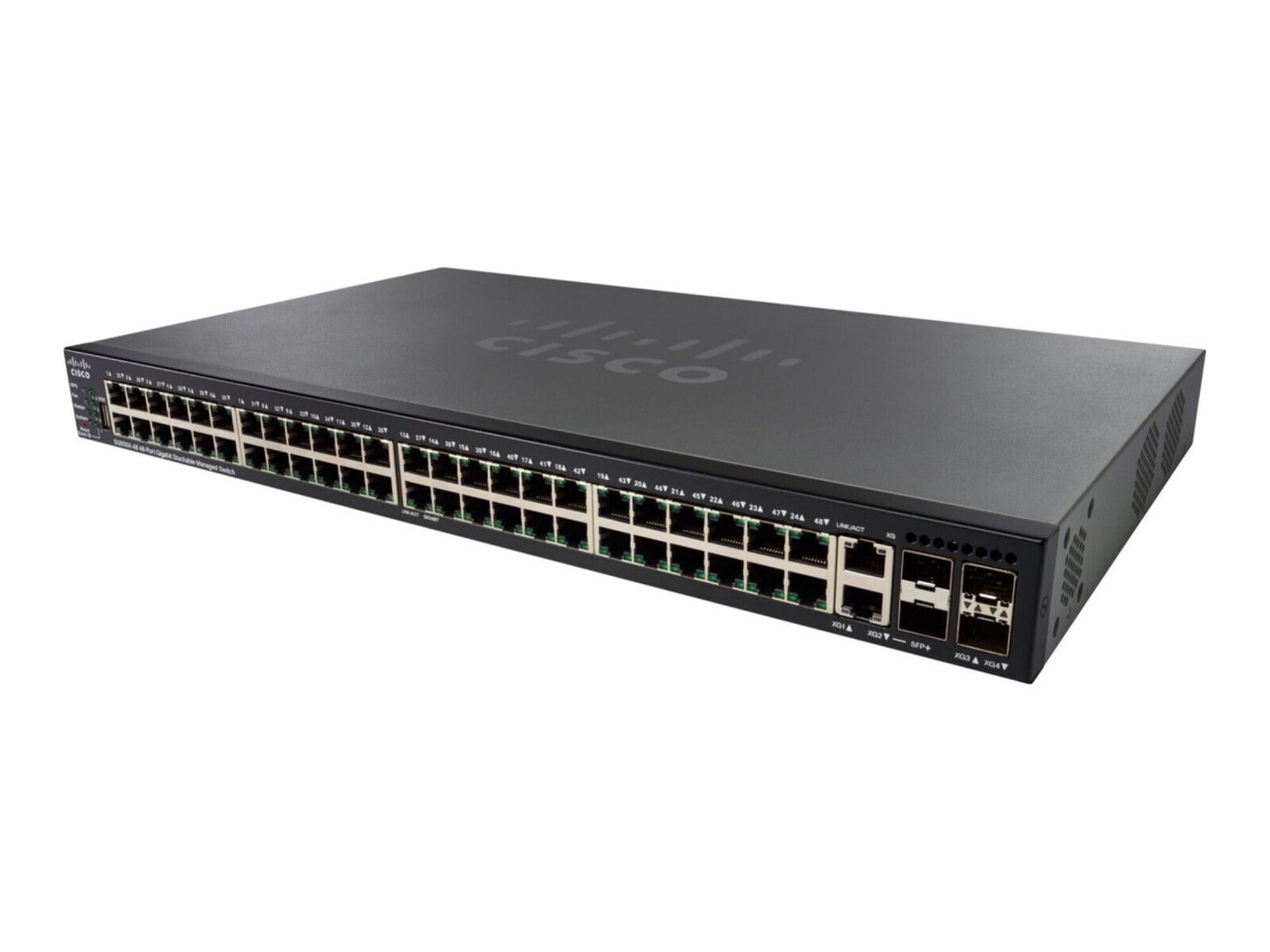 CISCO SG550X-48P-K9 48-PORT GIGABIT POE STACKABLE MANAGED SWITCH ...