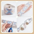 12 Yards 6 Colors Flat Embroidery Rhombus Polyester Ribbons Jacquard ...