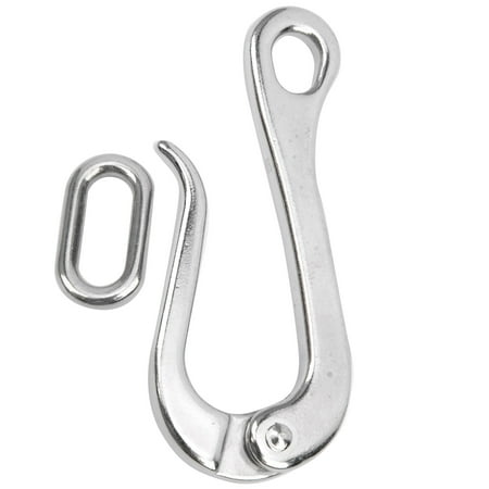 LHCER 4in Durable Stainless Steel Winch Strap Hook with Quick Release ...