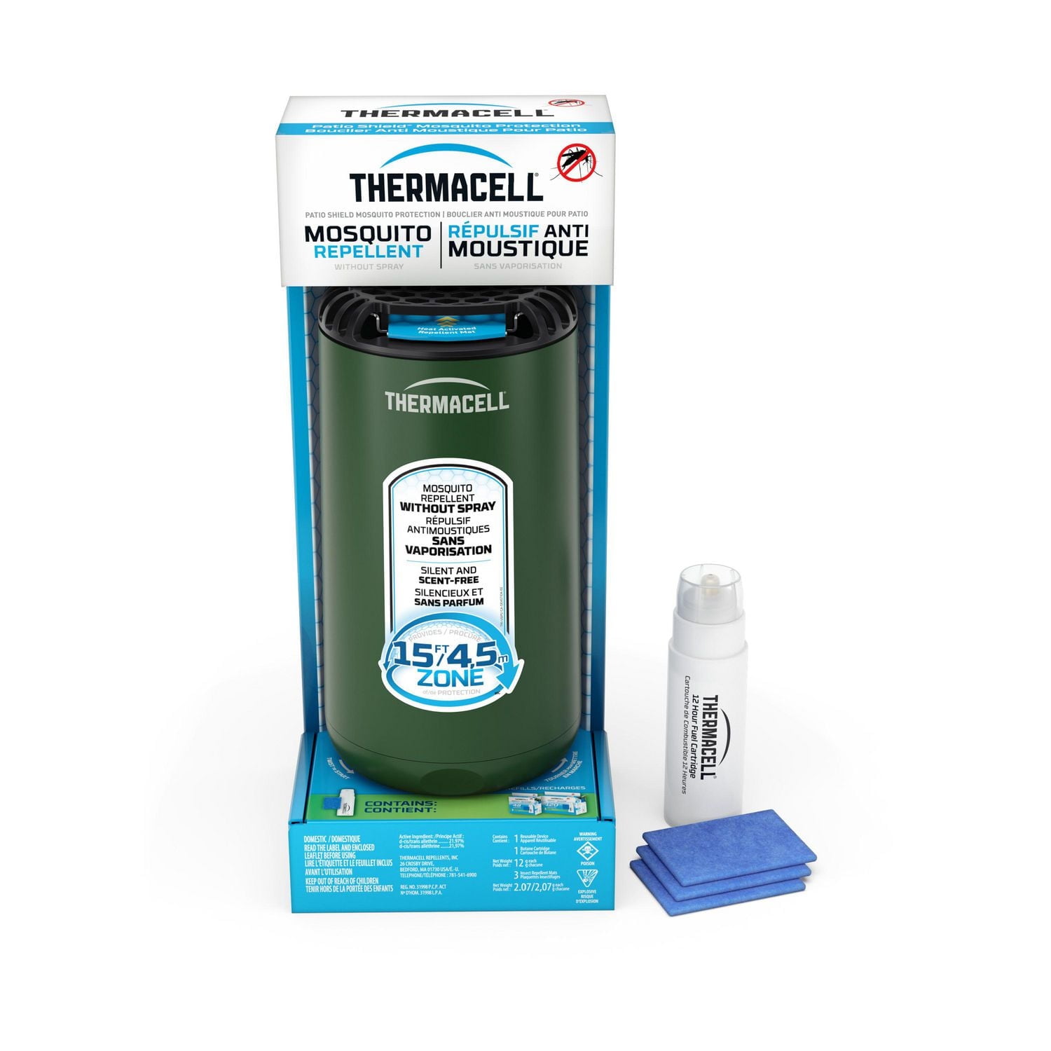 Thermacell Mosquito Repellent, Patio Shield - Forest, Patio Shield ...