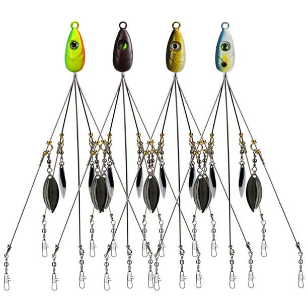 Flm 18g 5 Arm Alabama Rig Head Umbrella Fishing Group Lures Bass ...