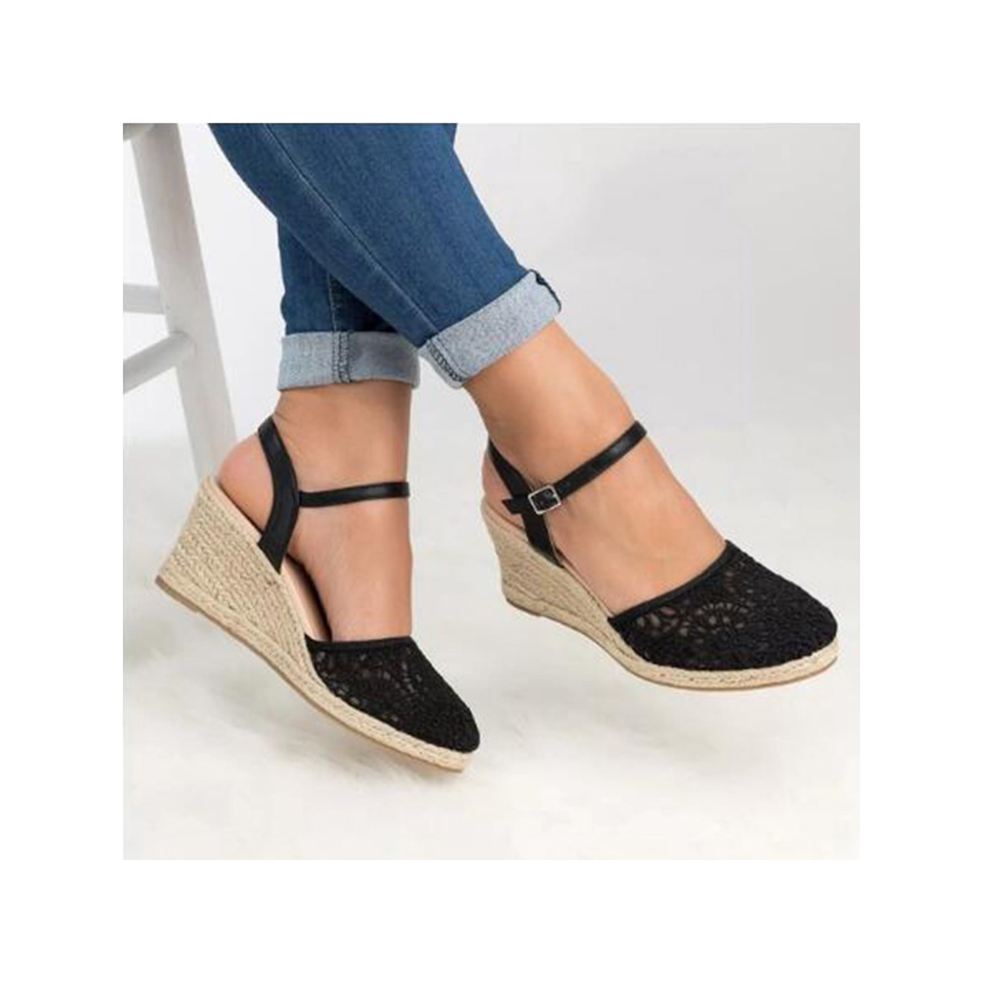 Click here for Woobling Ladies Sandals Ankle Casual Shoes Buckle... prices