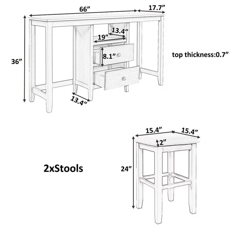 Standard Home Bar Dimensions