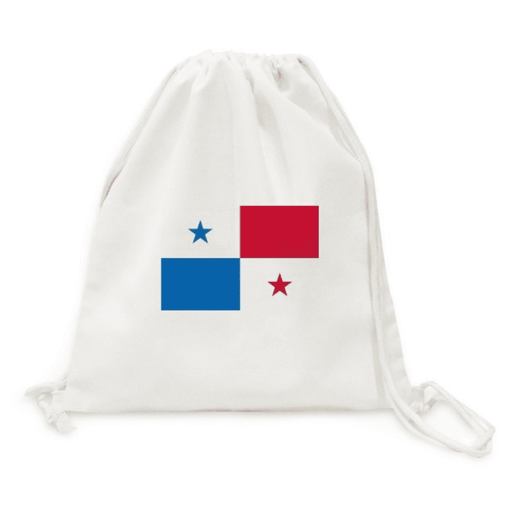 Panama National Flag North America Country Backpack Canvas Drawstring ...