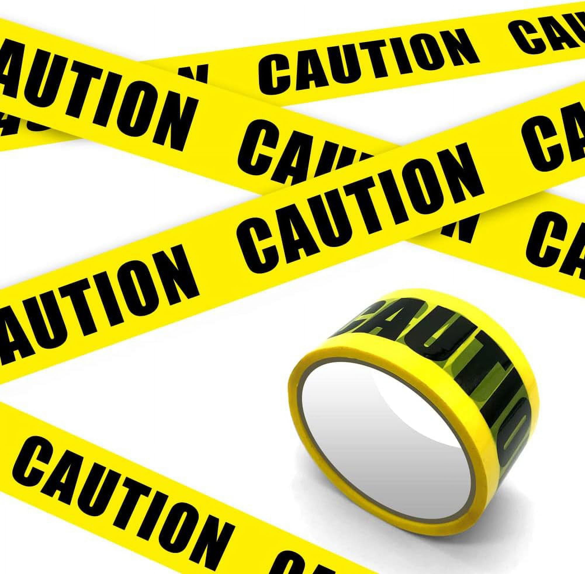 Cinta de advertencia amarilla, “Precaución” en negrita y tipografía ...
