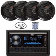 PYLE PATVR14 - Marine Bluetooth Audio/Video Receiver - Water Resistant ...