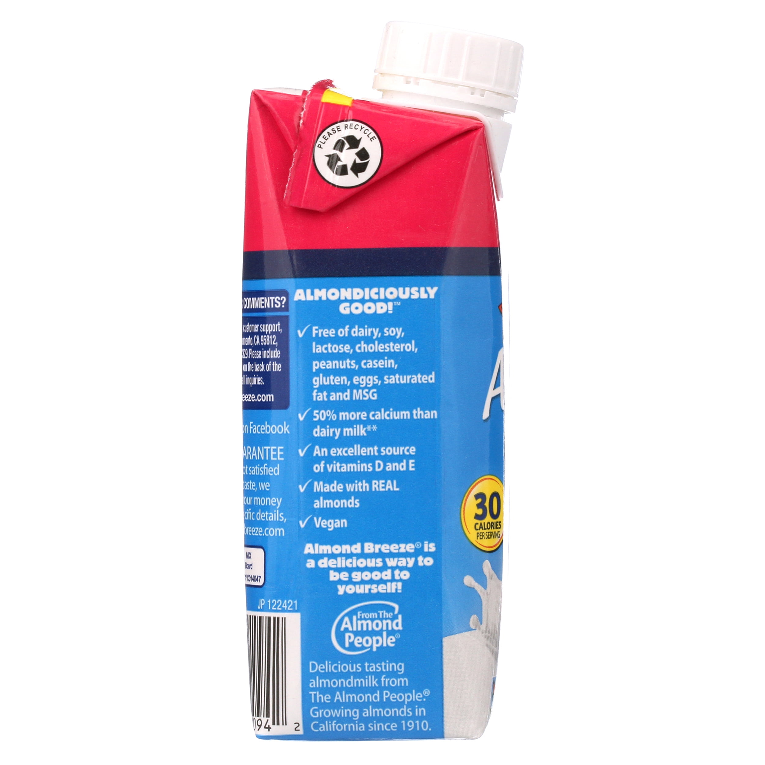 Almond Breeze Almond Milk, Unsweetened Vanilla 8 fl oz, 4 count – Sydiesmart