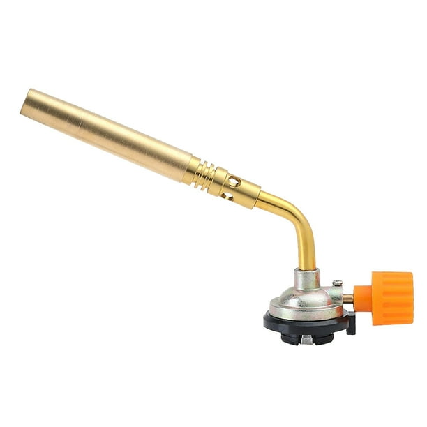 Butane Gas Torch Head Brass Flamethrower Casette Torch Nozzle Baking ...