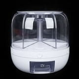 Wuzstar 6-Grid Rice Dispenser Rotating Dry Grain Container Tank for ...