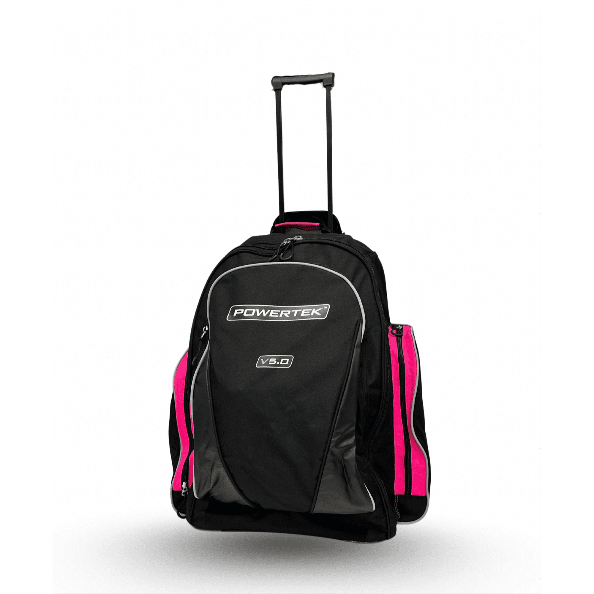 Click here for V5.0 Powertek Rolling Backpack Bag - Pink prices