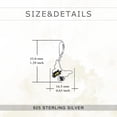 Black Cat Drop Dangle Earrings 925 Sterling Silver Lever Back Cat ...