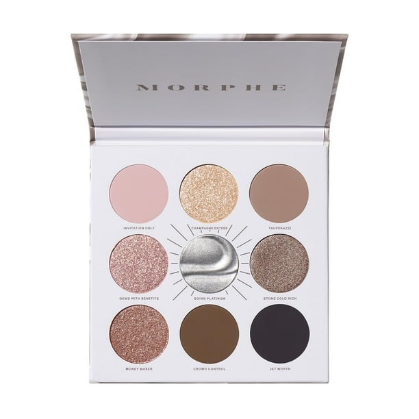 Paleta de sombras de ojos MORPHE Rich & Foiled Artistry Going Platinum ...