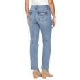 Hudson Women's Mid Rise Straight Jean, Premium Stretch Denim, Icy Blue ...