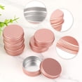 0.5 Ounce Aluminum Tin Jars Aluminum Screw Lid Round Tin Container ...