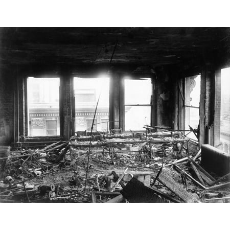 Triangle Factory Fire. /Nthe Interior Of The Asch Building After The ...
