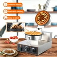 KFFKFF Commercial Waffle Maker Double Heads ,110V Non-stick Round ...