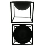 Modern Geometric Planter Stand and Pot Set of 2 - Walmart.com