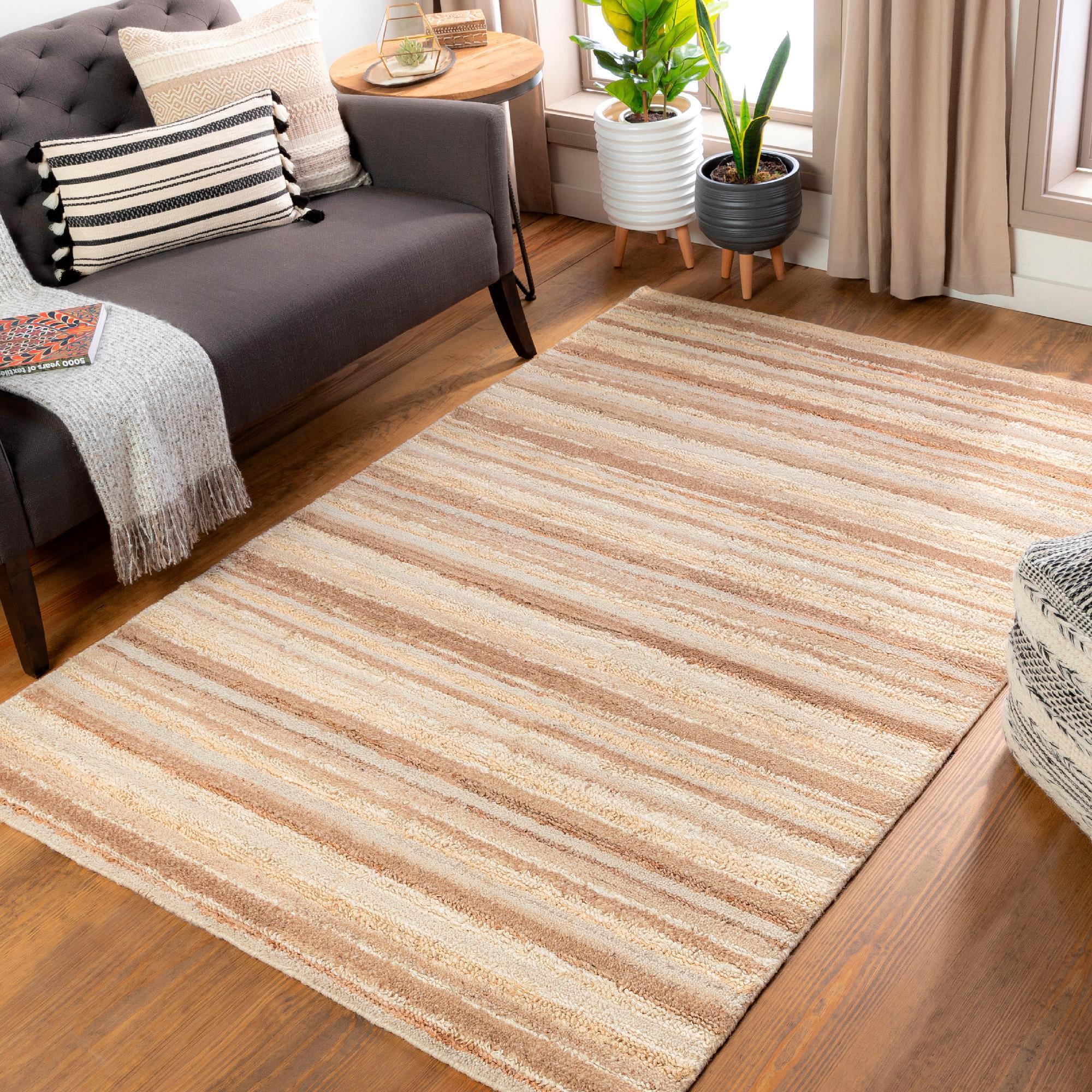Mark&Day Area Rugs, 5x7 Rijkel Global Beige Area Rug (5' x 7'6 ...
