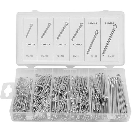 Cotter Pins, Split-Cotter Pins Kit, 555Pcs/Set Fastening Pins ...